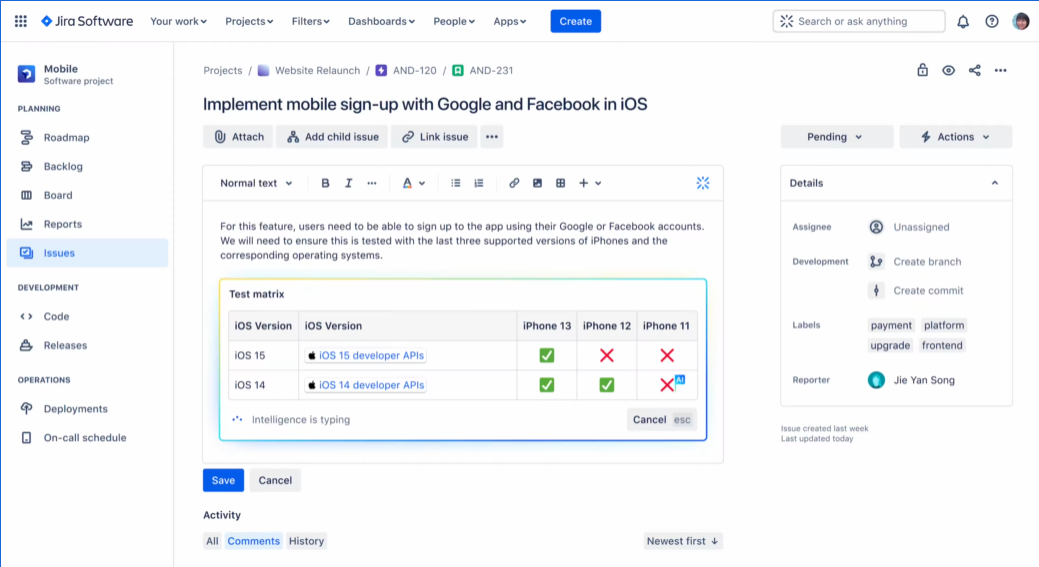 New Jira Features for Enhanced Project Management